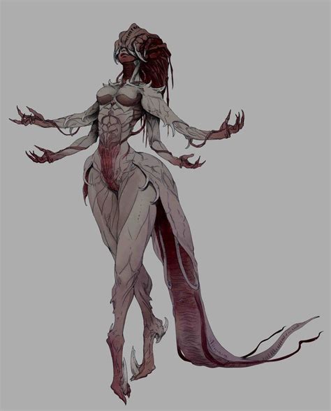 Artstation Flesh Lady Victoria Yurkovets In 2020 Fantasy Character