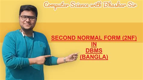 Second Normal Form 2nf In Dbms Bangla Youtube