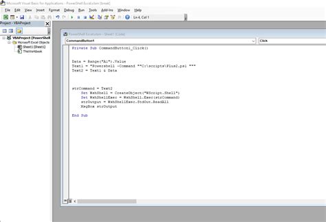Launching A PowerShell Script From Excel Part 2 Order To Act Redmondmag Com