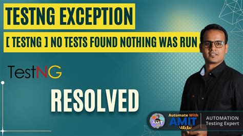 TestNG No Tests Found Nothing Was Run TestNG Issues YouTube