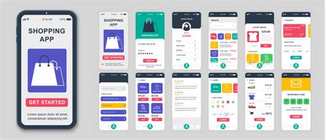 Set Of Ui Ux Gui Screens Music App Flat Design Vector Image