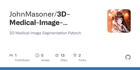 github johnmasoner 3d medical image segmentation 3d medical image segmentation pytorch