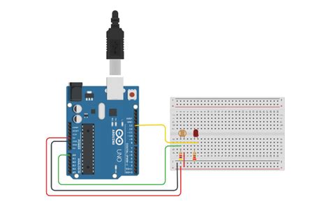 Circuit Design Lampu Otomatis Nabil Tinkercad
