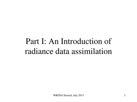 Ppt Radiance Data Assimilation In Wrfda Powerpoint Presentation Free Download Id 3503835