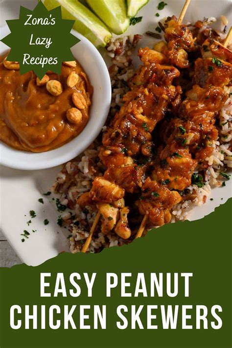 Thai Chicken Skewers Zonas Lazy Recipes