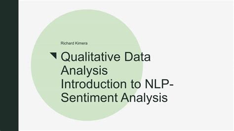 Qualitative Research Methodology And Nlp Pptx