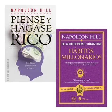 Piense Y Hágase Rico + Hábitos Millonarios - Napoleon Hill | Cuotas sin ...