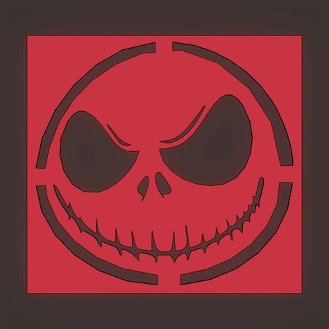 Jack Skellington Stencil