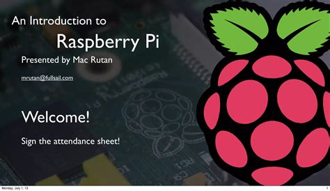 Intro To Raspberry Pi Ppt