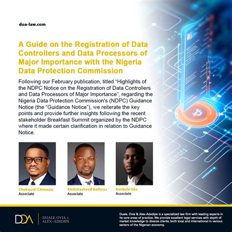 a guide on the registration of data controllers and data processors of