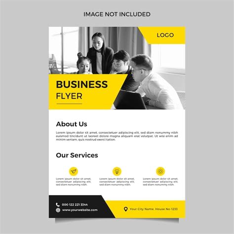 Premium Vector Professional Flyer Template