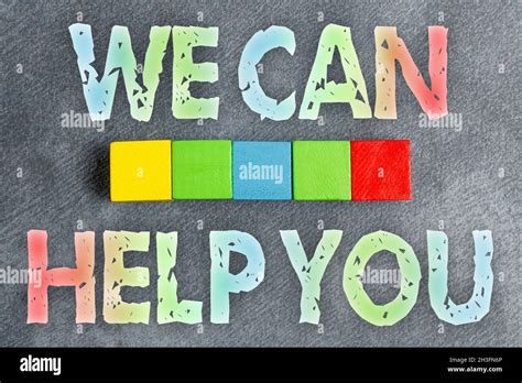 Handwriting Text We Can Help You Business Overview Offering Good Assistance To Customers Or