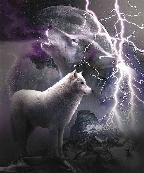 How To Draw A Lightning Wolf