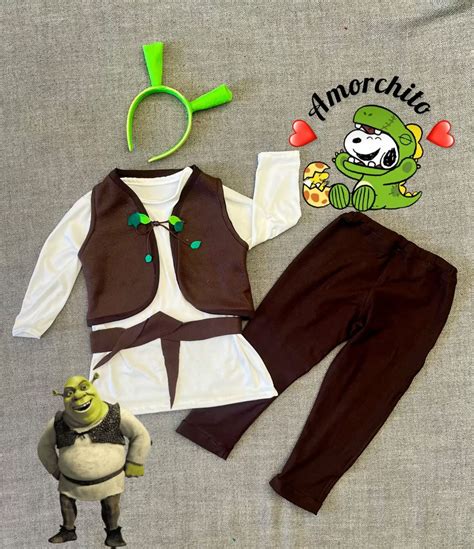 Disfraz De Sherk Shrek Disfraz Disfraces Faciles Para Mujeres Traje
