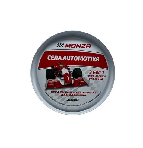 Cera Automotiva Monza 200 Grs Dispper Comercio E DistribuiÇÃo PÉrola