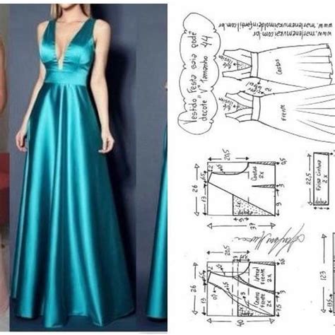 Хотите сшить платье в пол своими руками смотрите идеи и выкройки БУДЬ … Patrones De