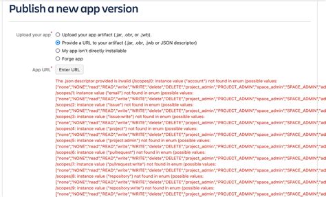 Unable To Add Projectadmin Scope For Bitbucket Connect App Bitbucket