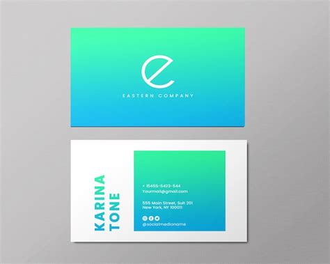 Premium Psd Printable Business Card Template Design