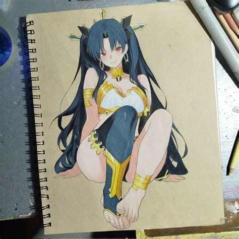 Ashwin Artss Ishtar Fate Fategrand Order Fate Series Gold
