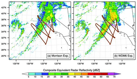 The Composite Column Maximum Equivalent Radar Reflectivity Shaded