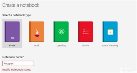 How To Repair Onenote Error Invalid Notebook Name In Windows 10 Windows Bulletin
