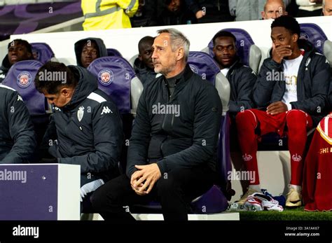 Head Coach Adi Hutter Of Monaco During The French Championship Ligue 1