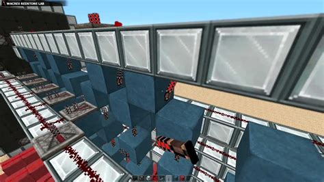 Minecraft Building A 7 Segment Display With A 4 Bit Binary Decoder Tutorial Youtube