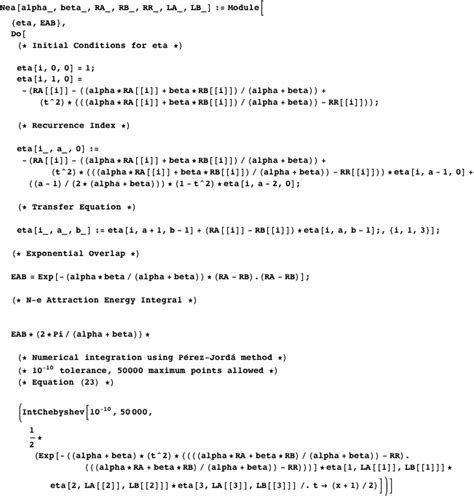 Evaluation Of Gaussian Molecular Integrals The Mathematica Journal