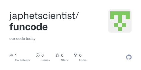 GitHub Japhetscientist Funcode Our Code Today