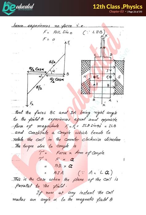 Chapter 3 Physics FSc Part 2 Notes Inter Part 2 Notes