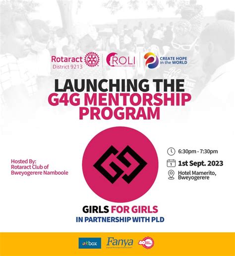 We Are Super Excited To Announce That Girls For Girls Project G4g … Girls 4 Girls Uganda