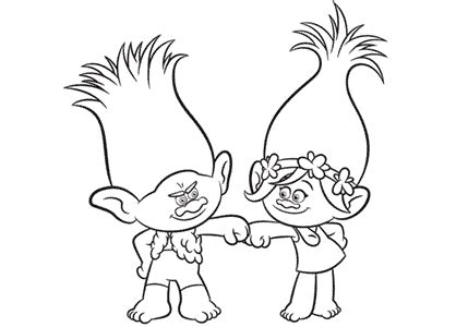 Trolls Coloring Pages