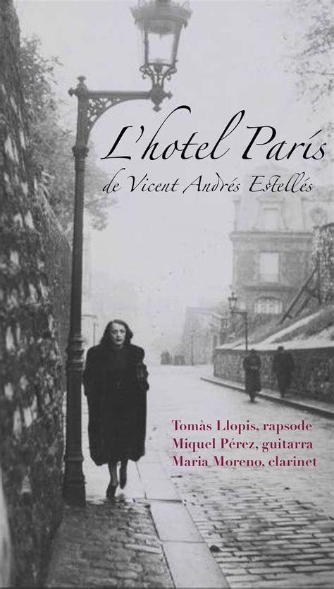 Lhotel París De Vicent Andrés Estellés Miquel Pérez Perelló