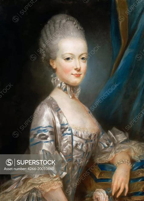 Portrait Of Archduchess Maria Antonia Of Austria 1755 1793 The Later