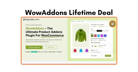 Wowaddons Lifetime Deal The Ultimate Product Addons Plugin For Woocommerce