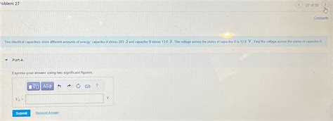 Solved Roblem 2727 ﻿of 30part Aexpress Your Answer Using Two