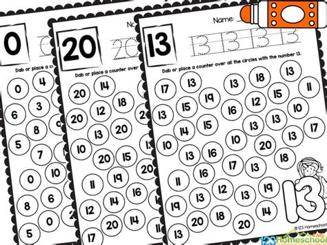 Free Printable Number Recognition Worksheets Numbers To 20 Worksheets Library