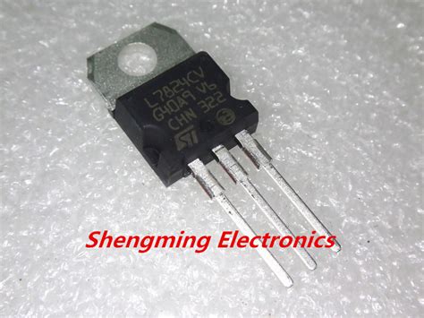 50pcs L7824cv L7824 Lm7824 To 220 24v Transistor Original St Ebay