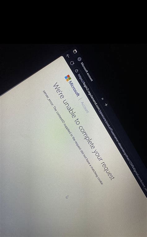 Servererror The Contextid Supplied In The Request Did Not Have A