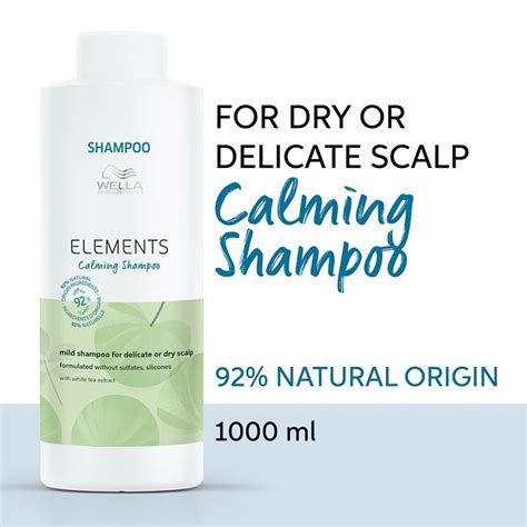 Wella Elements Calming Sampon Calmant Scalp Sensibil Fara Sulfati 1000ml
