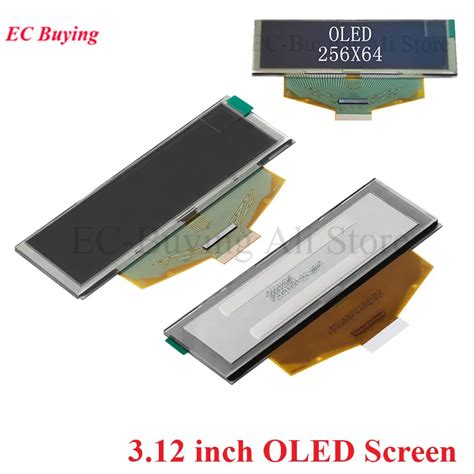 312 312 인치 256x64 Oled 스크린 Lcd 디스플레이 모듈 흰색 파란색 노란색 녹색 25664