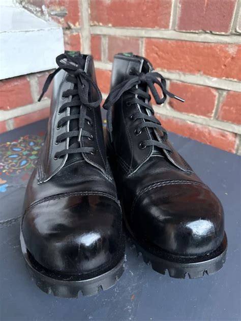 Rare Vintage 1980s Getta Grip Six Eyelet Boots Made Dr Martens Factory Size11 £27500