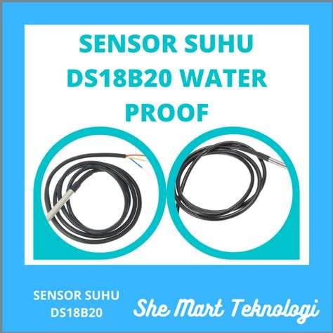 Sensor Suhu Ds18b20 Temperature Sensor Waterproof Lazada Indonesia