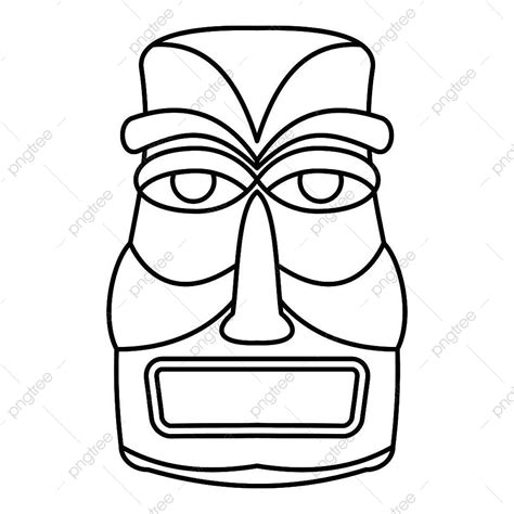 Hawaii Idol Statue Icon Icon Creative Tiki Png And Vector With