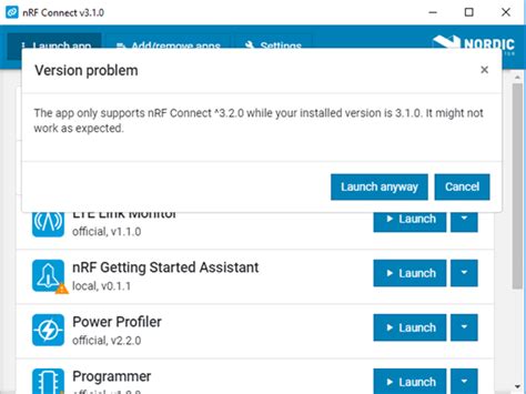 Nrf Connect Version 32 Nordic Qanda Nordic Devzone Nordic Devzone