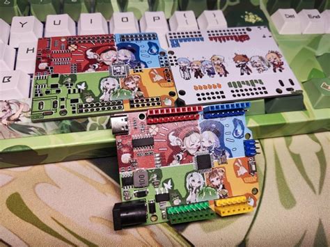 Genshin Impact Color Development Board Arduino Uno Made With Jlcpcb🥰