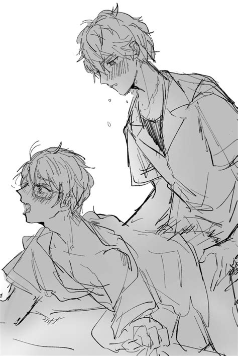 Rule 34 Black And White Ensemble Stars Gay Gay Sex Glasses Male
