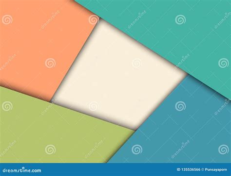 Colorful Overlap Layer For Text And Background Design Stock Vector