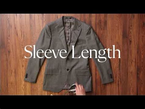 How To Measure Your Jacket Sleeve Length Youtube