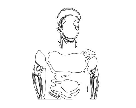 Man Line Art Illustration Vector Art At Vecteezy